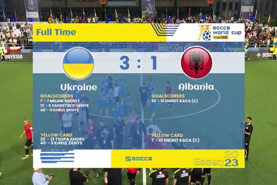 Україна обіграла Албанію у 1/16 ЧС-2023 Socca — football.ua
